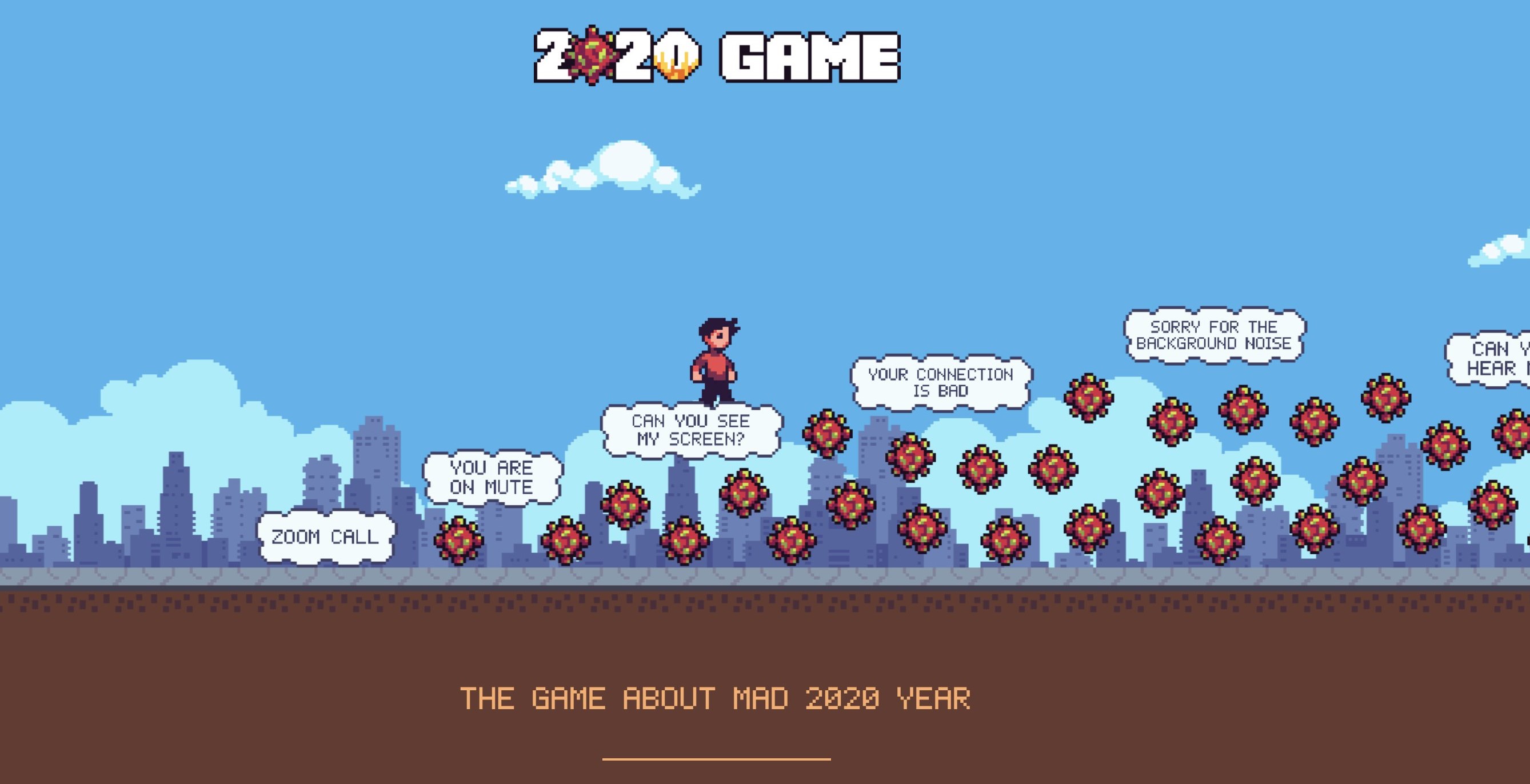 Relive 2020 in all its 8-bit glory on this fun, free side scroller ...
