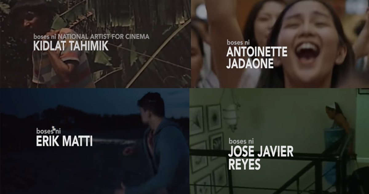 WATCH: Filipino directors urge people to vote wisely for the country ...