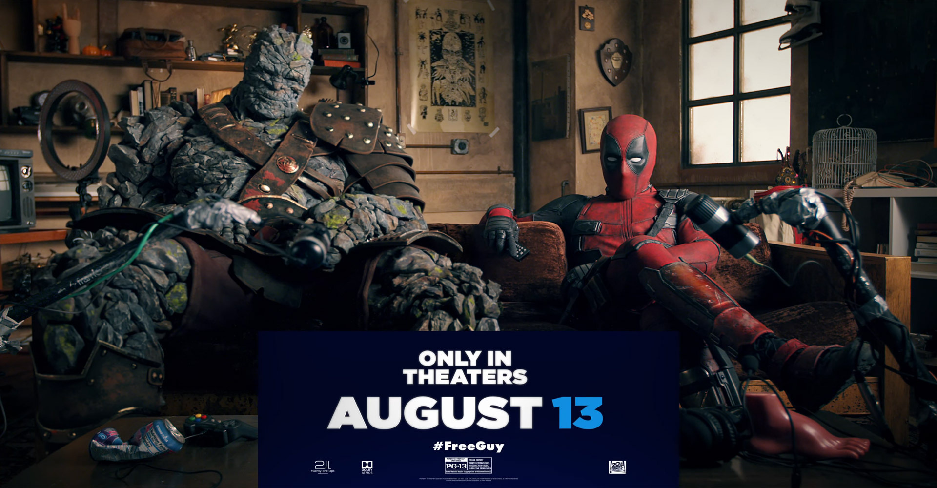 Deadpool officially ‘crosses over’ to the MCU in wacky ‘Free Guy’ promo ...