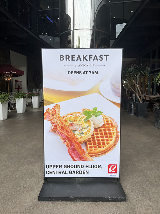 Heads up! Breakfast at Antonio's Robinsons Magnolia branch will open on ...