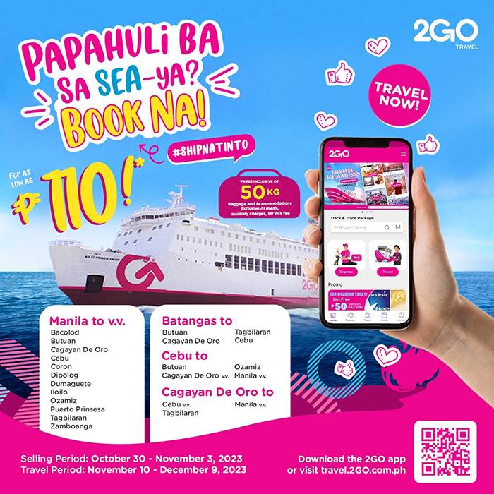 2GO elevates local sea travel with onboard upgrades • PhilSTAR Life