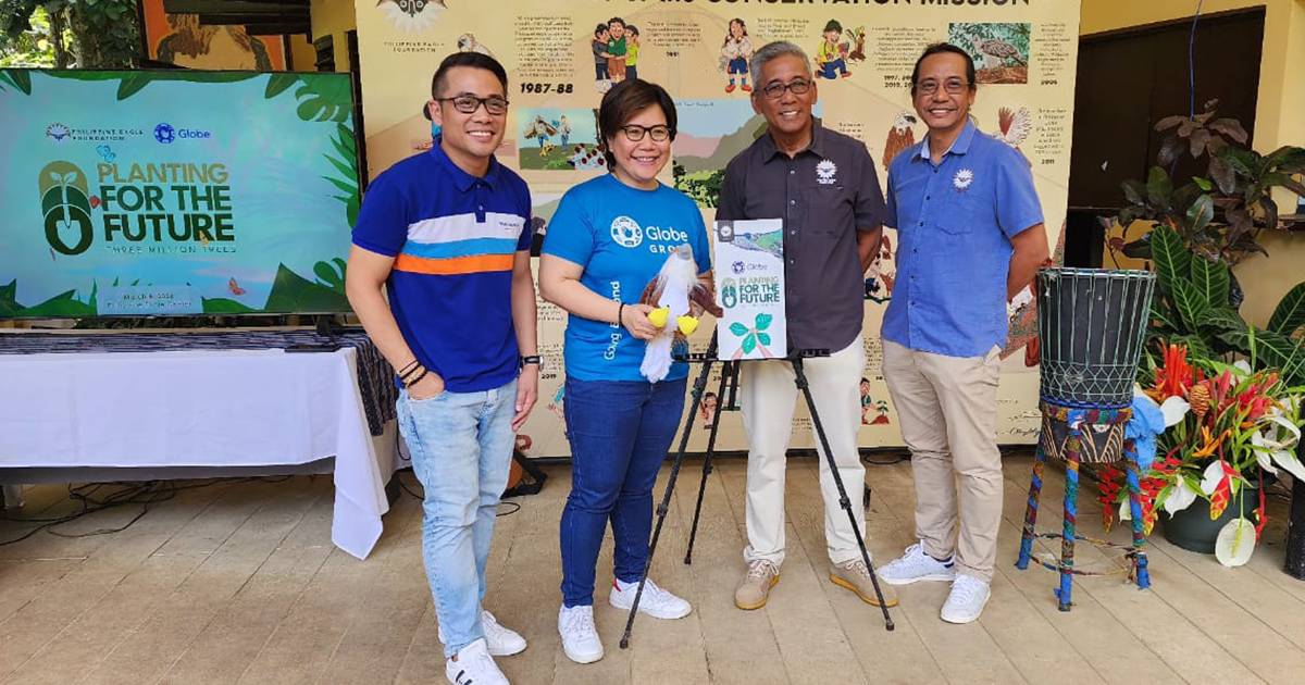 PEF, Globe launch 'Planting for the Future' to restore Philippine Eagle ...