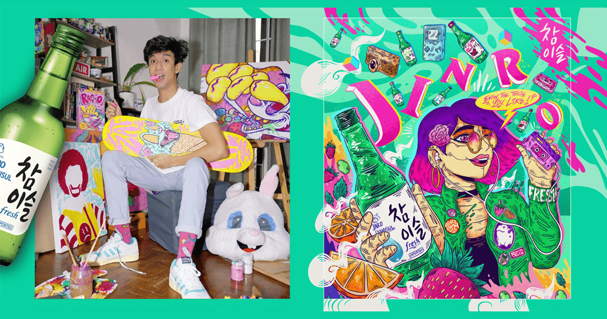 Korea's JINRO Soju teams up with Pinoy visual artist Raco Ruiz for ...