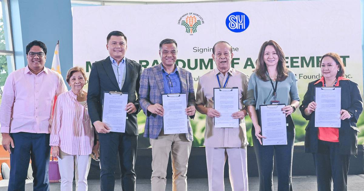 SM Foundation renews partnership with the Department of Agriculture to ...
