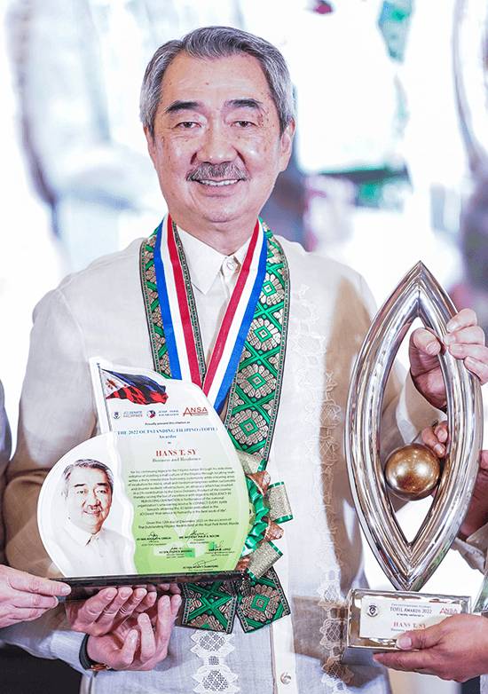 Hans Sy, recognized for resilience and sustainability efforts at The ...