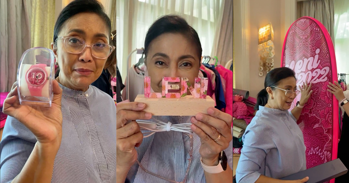 VP Leni Robredo thanks supporters for handmade gifts in closet haul ...