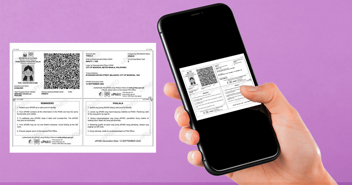 A digital ePhilID will be available this December • PhilSTAR Life