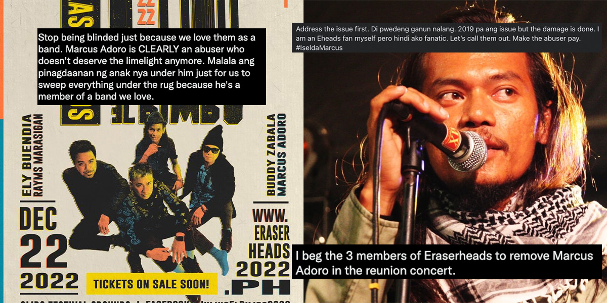 'Stop being blinded': Why Eraserheads fans want Marcus Adoro excluded ...