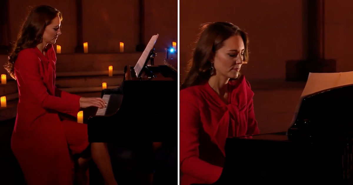 WATCH: Kate Middleton wows the crowd with her piano skills at Christmas ...