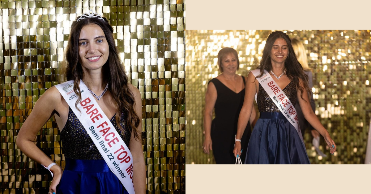Miss England finalist becomes first to compete without makeup in beauty ...