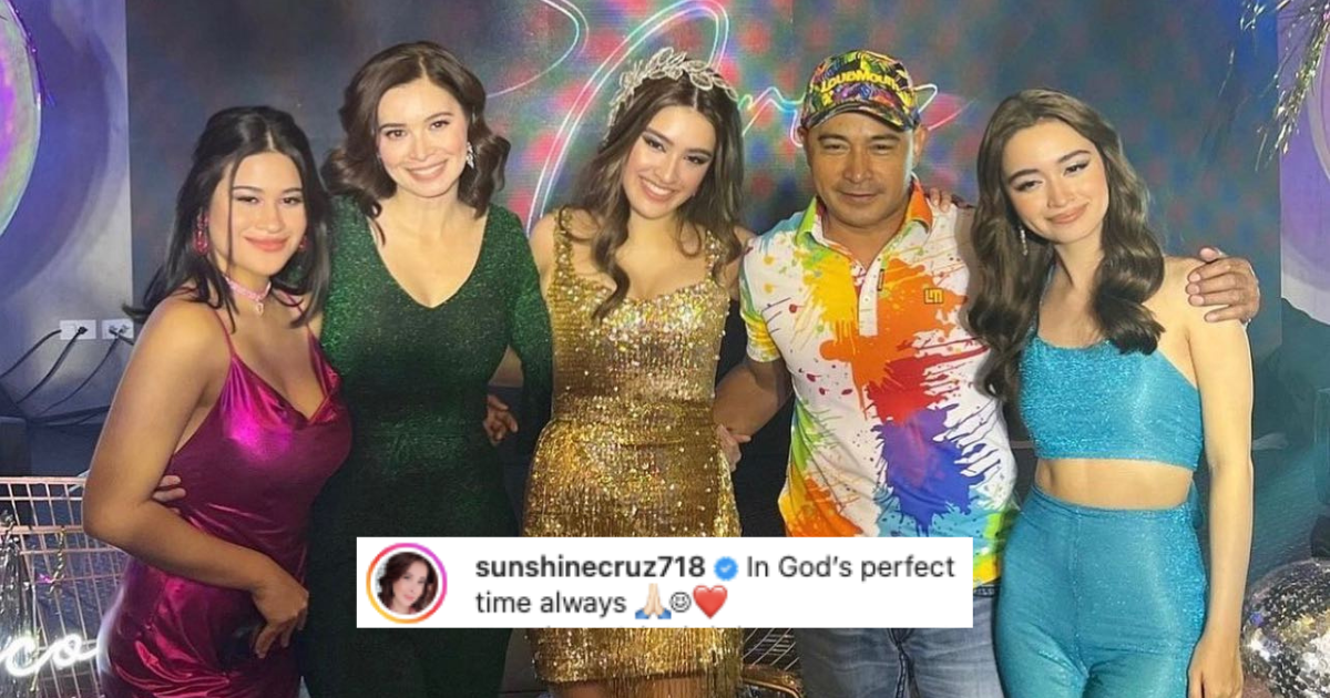 LOOK: Sunshine Cruz, Cesar Montano reunite for daughter's 18th birthday ...