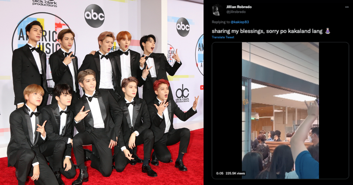 ‘Sharing my blessings’: Jillian Robredo and family spot NCT 127 in the ...