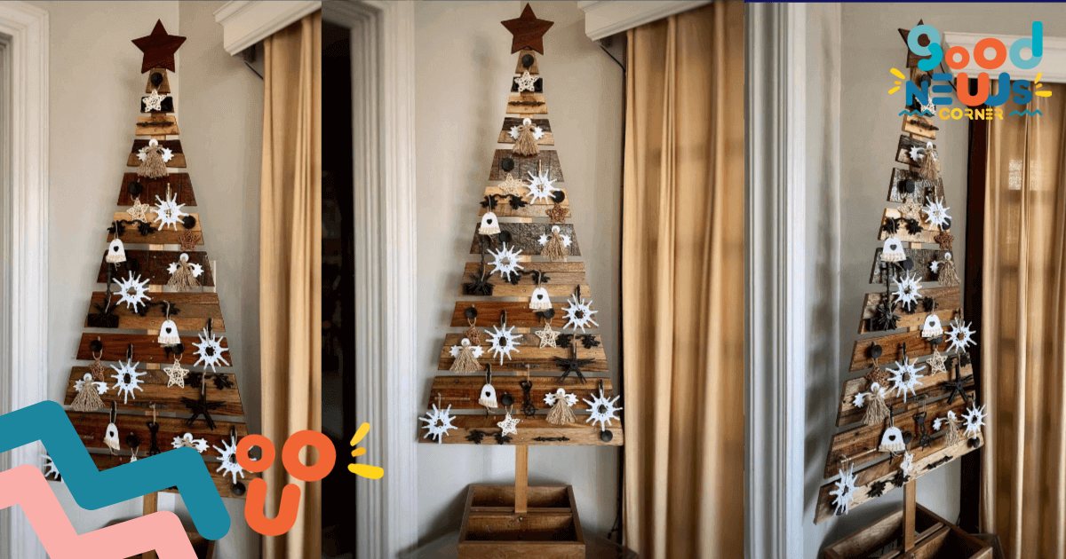 LOOK: Pinoy artist makes Christmas tree out of recycled materials ...