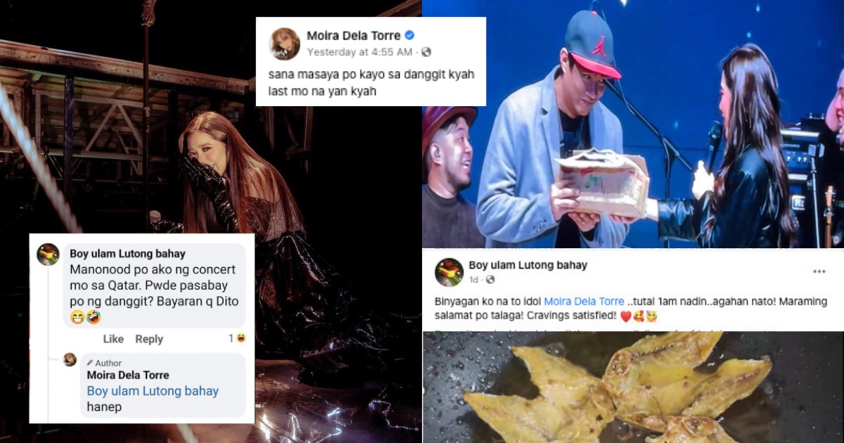 ‘Last mo na ‘yan, kyah’: Moira Dela Torre grants fan’s ‘pasabuy danggit ...