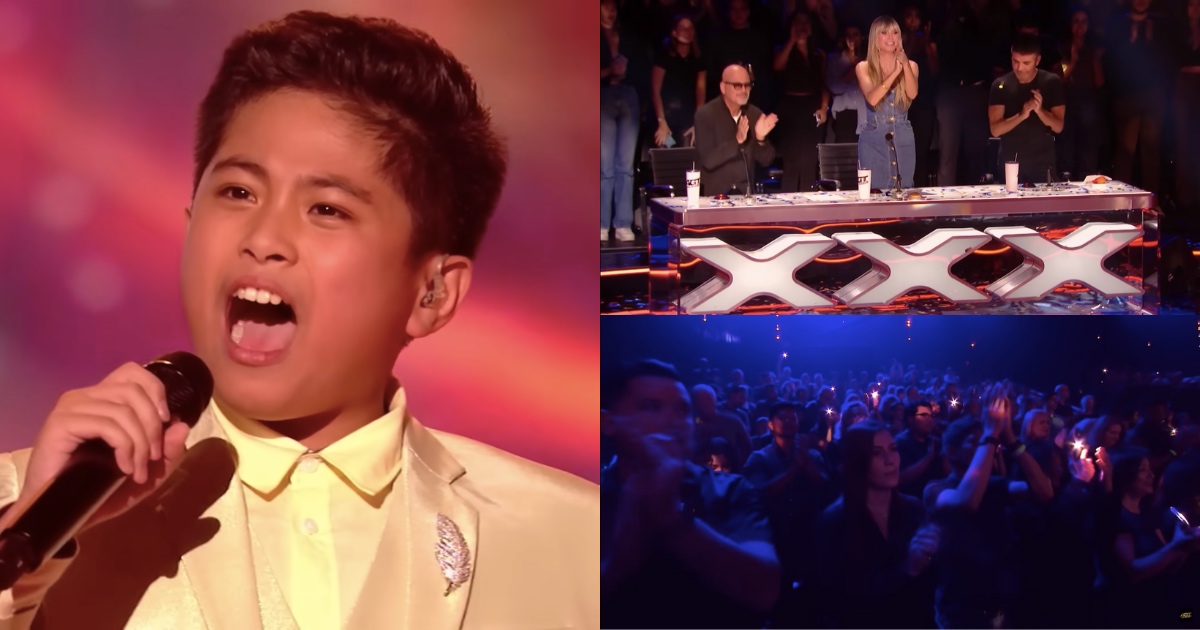11-year-old Pinoy singer earns standing ovation from the judges at ...