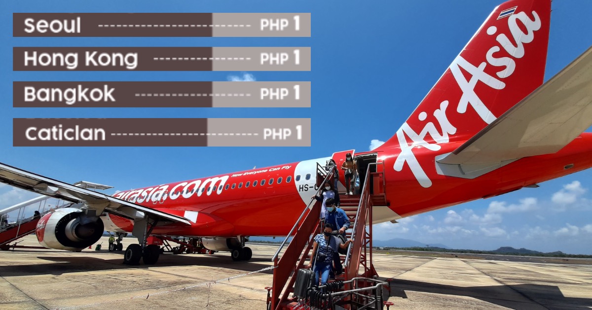 Seoul for P1? AirAsia launches PISO flights to local, international ...