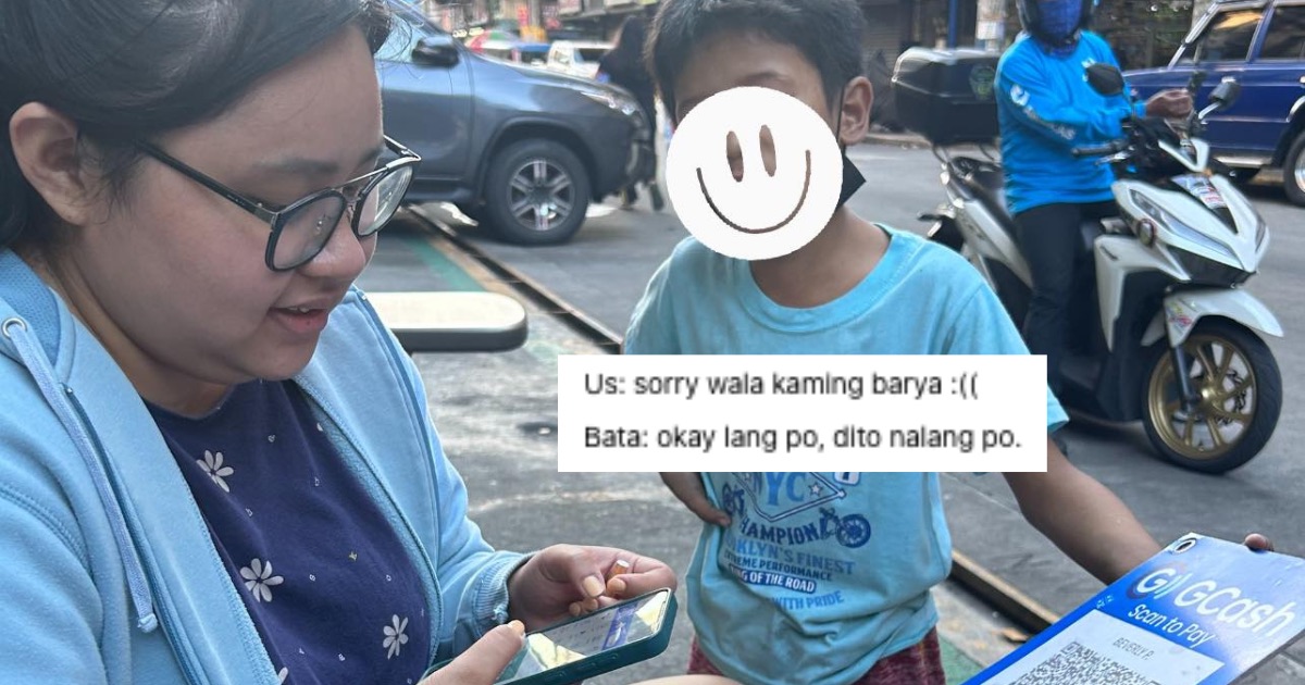 TRENDING: Pinoy beggar presents QR code to netizen who had no cash on ...