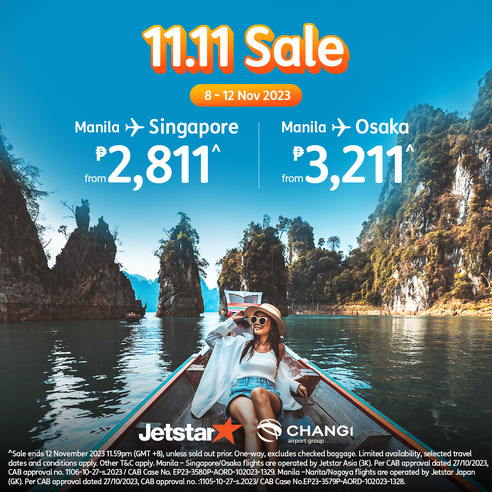 Jetstar Asia offers international flights starting at P2,811 • PhilSTAR ...