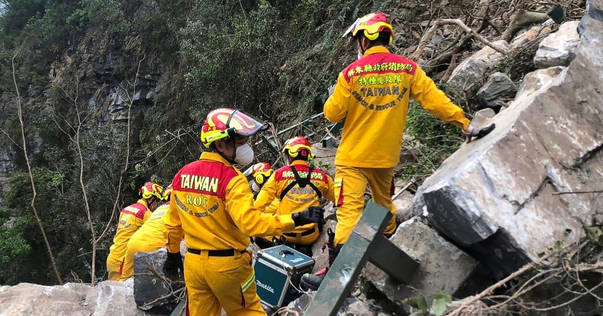 Taiwan rescuers try to reach scores trapped in tunnels after quake ...