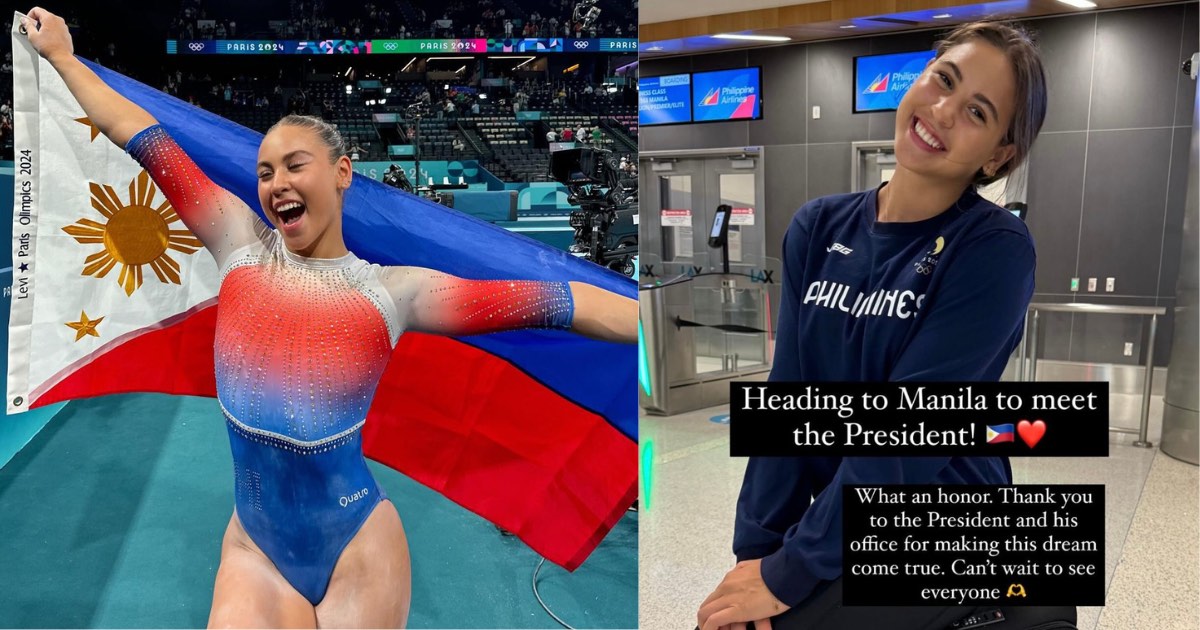 PH gymnast Levi Jung-Ruivivar on the way to Manila to finally meet ...