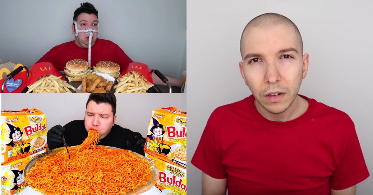 Mukbang YouTuber Nikocado Avocado reveals 250-pound weight loss ...