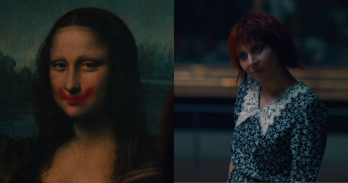 WATCH: Lady Gaga plants lipstick smile on 'Mona Lisa' in Louvre clip ...