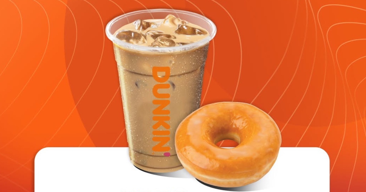 You can get a free Dunkin' iced coffee and donut when you use this ...