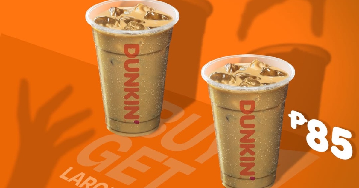 For one day only: Dunkin' to offer Buy 1, Get 1 promo on large iced ...