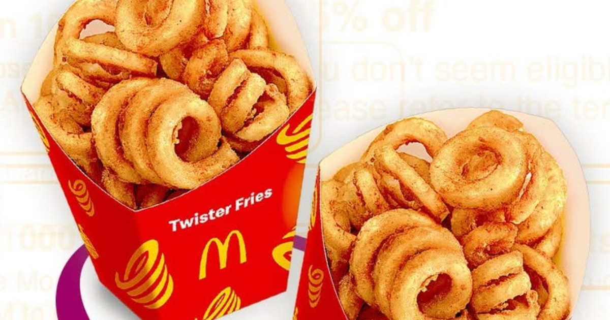 Craving McDo Twister Fries? You can get 2 for only P99 on May 11 ...