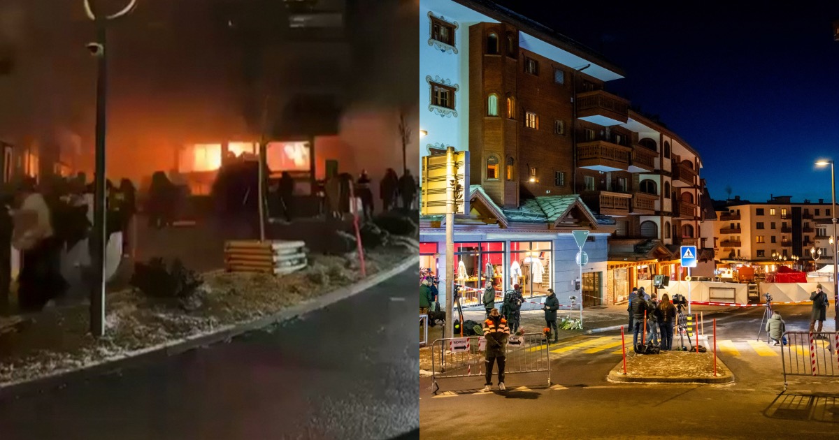 Around 40 killed as fire ravages Swiss ski resort New Year party ...