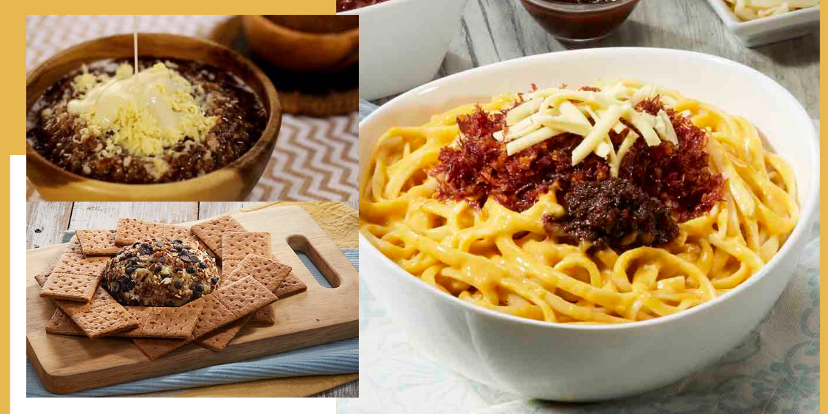 Cheesy kare-kare pasta, cheesy champorado, and other weird cheese ...