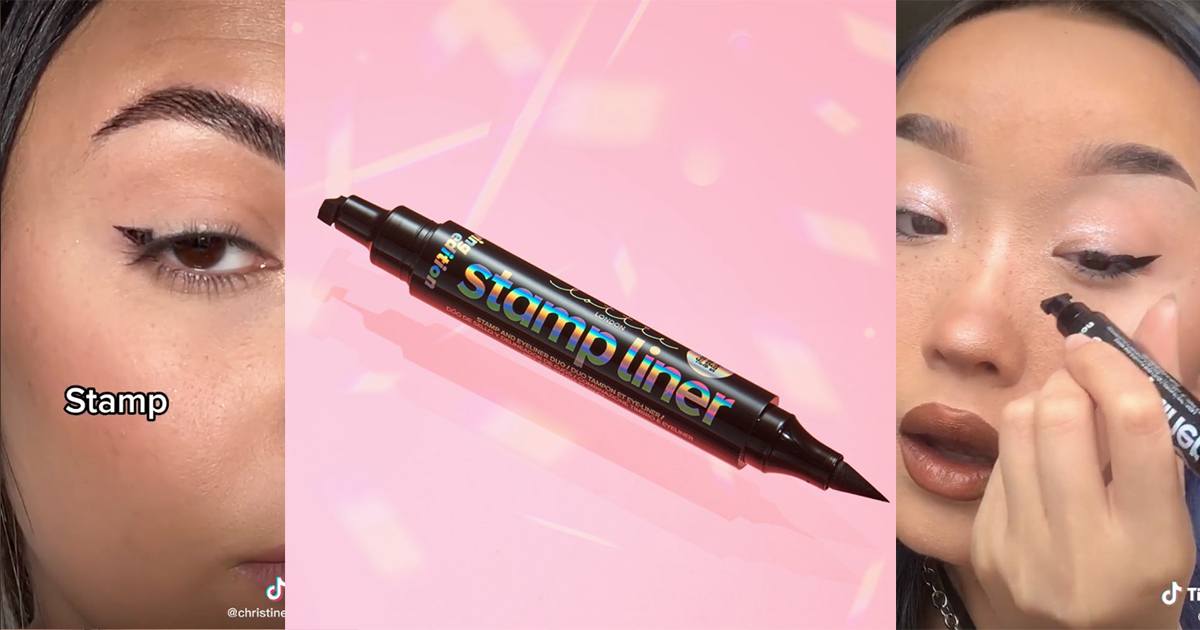 This TikTok-favorite eyeliner stamp lets you create the perfect cat eye ...