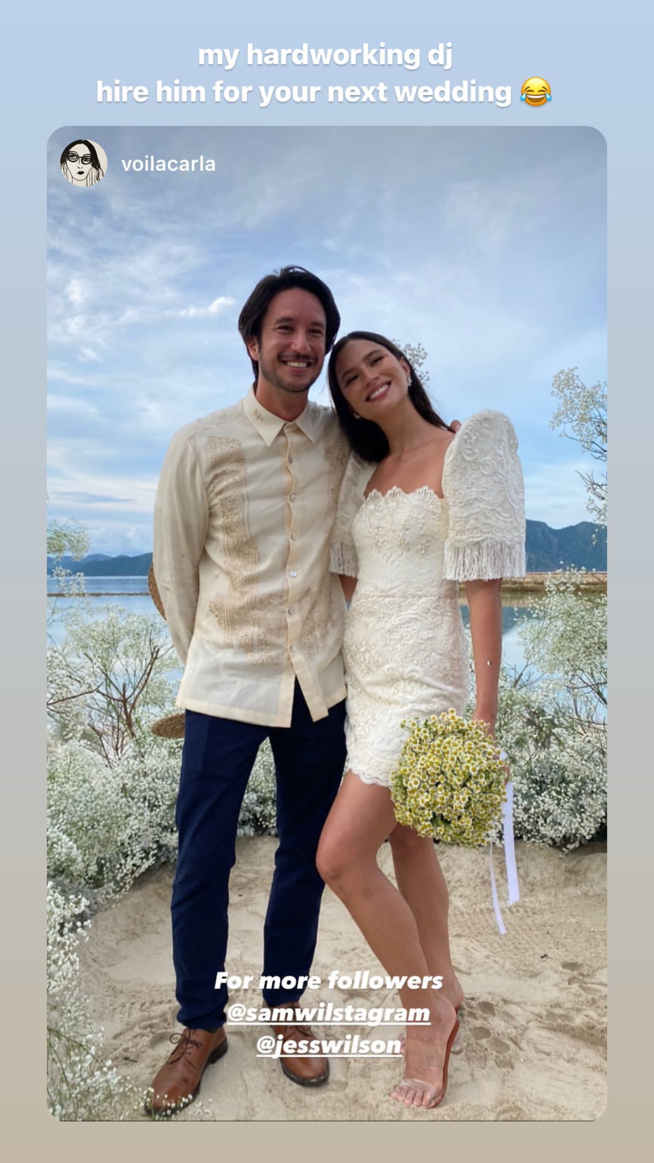 LOOK: Jess Wilson and Moritz Gastl’s breathtaking, intimate wedding in ...