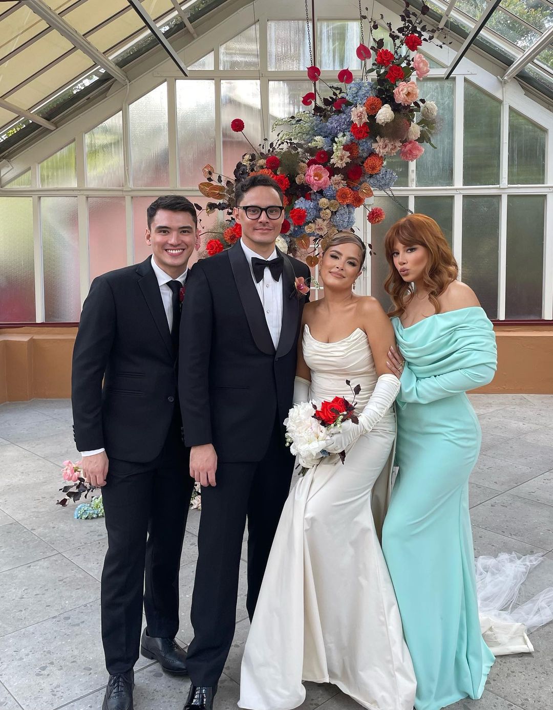 Museum wedding, handwritten gowns, 'Sabrina'-inspired dress—all the ...