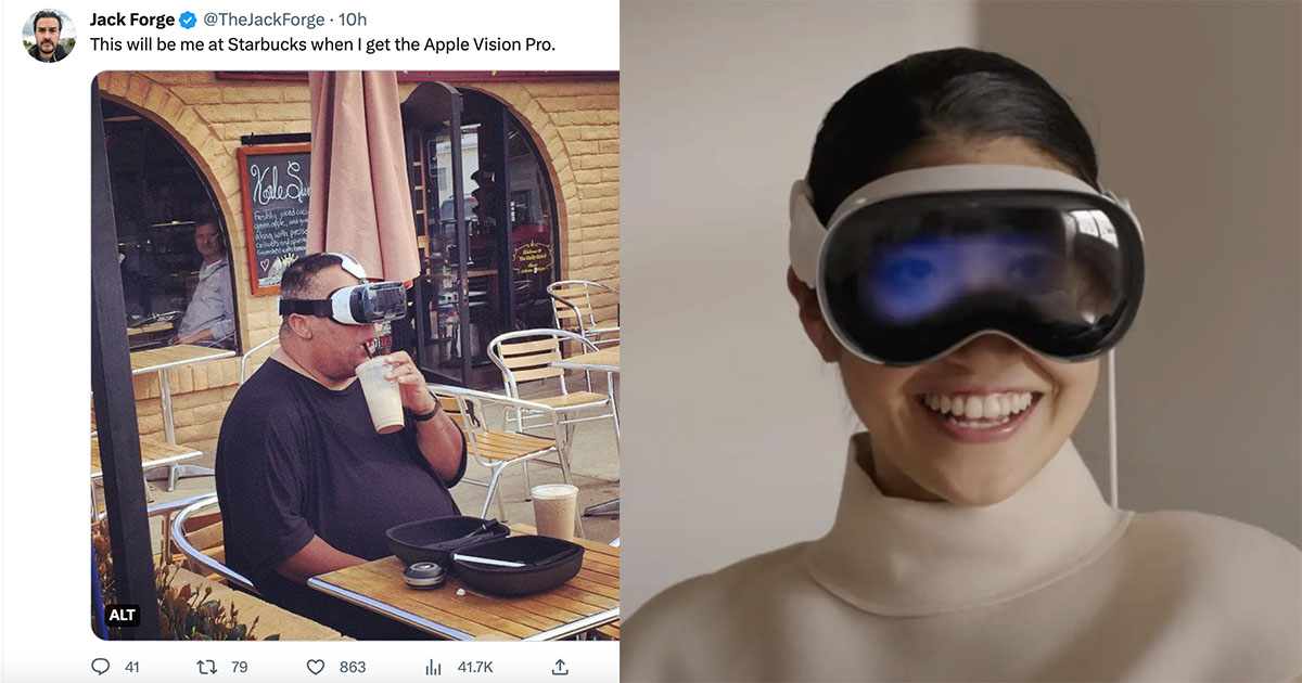 'Straight from 'Black Mirror'': Fans react to Apple Vision Pro ...