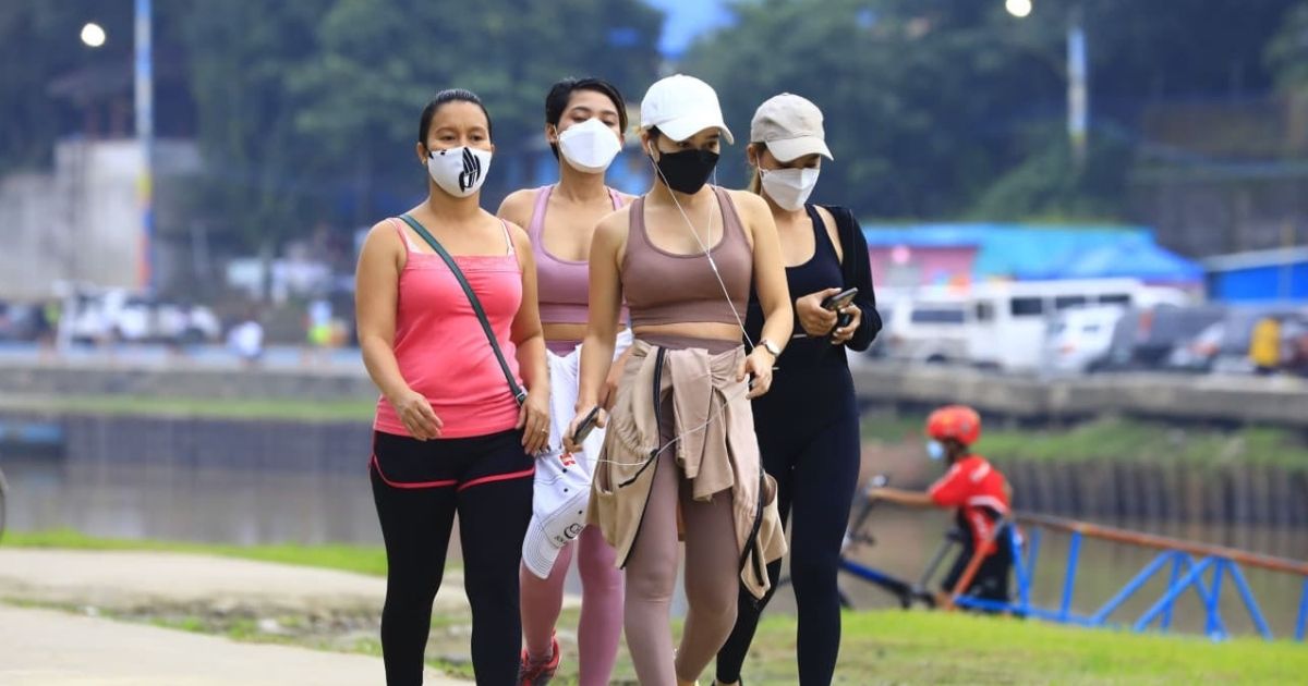 Here are the mask guidelines for indoor and outdoor exercises in areas ...
