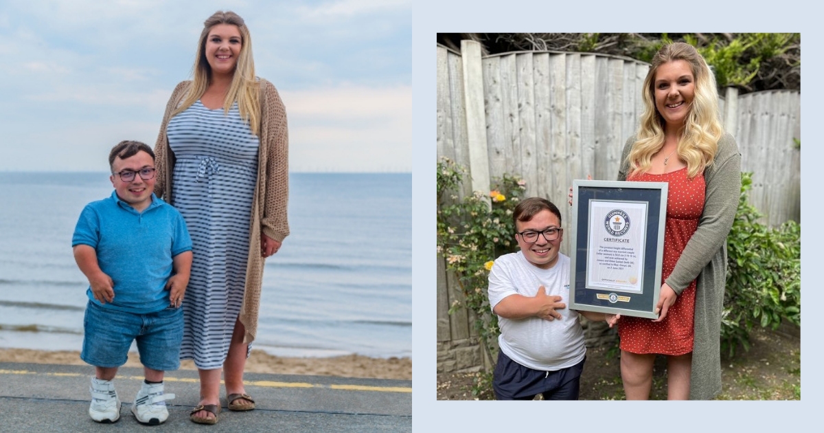 Couple who holds world record for 'biggest height difference' shows ...