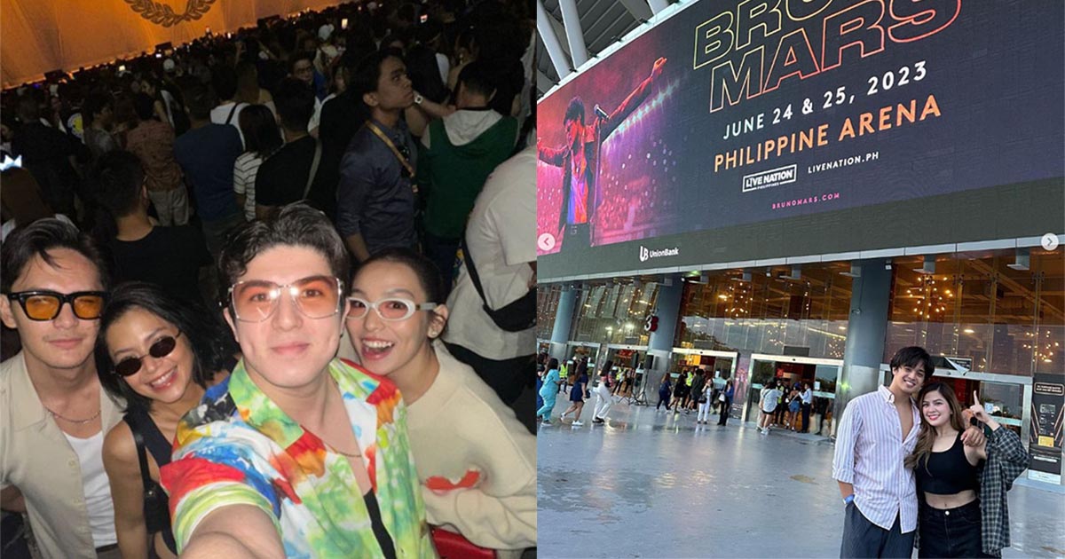 That 24K magic: Celebrities who attended Bruno Mars’ PH concert ...