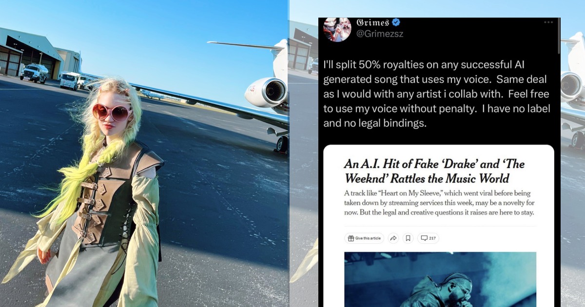 Singer Grimes says AI can use her voice for songs • PhilSTAR Life