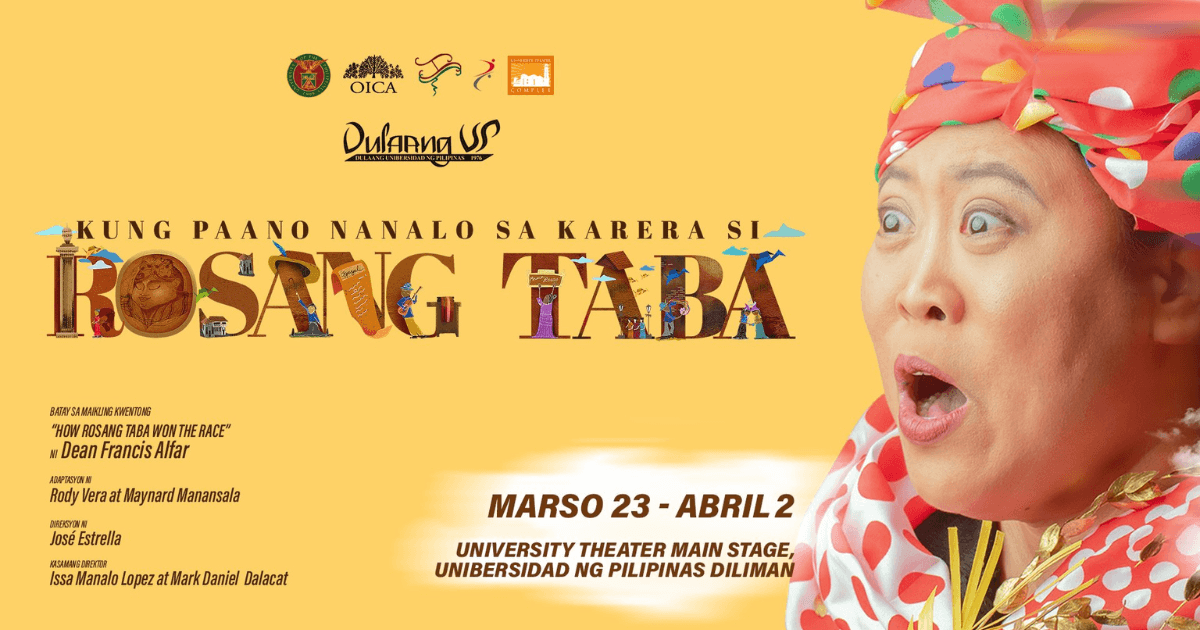 Dulaang UP to return on stage with play 'Kung Paano Nanalo sa Karera si ...