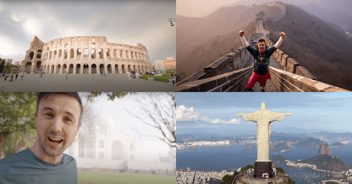 A man set foot on all Seven Wonders of the World in seven days—here's ...