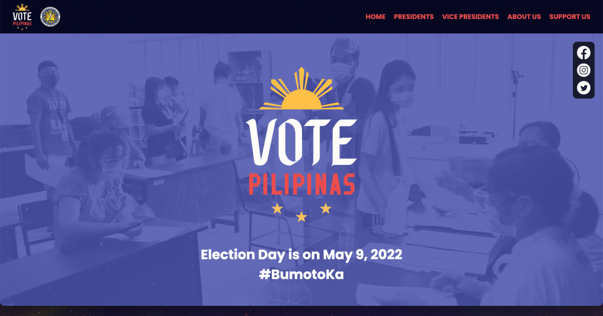 Comelec, Vote Pilipinas launch dashboard containing all available info ...