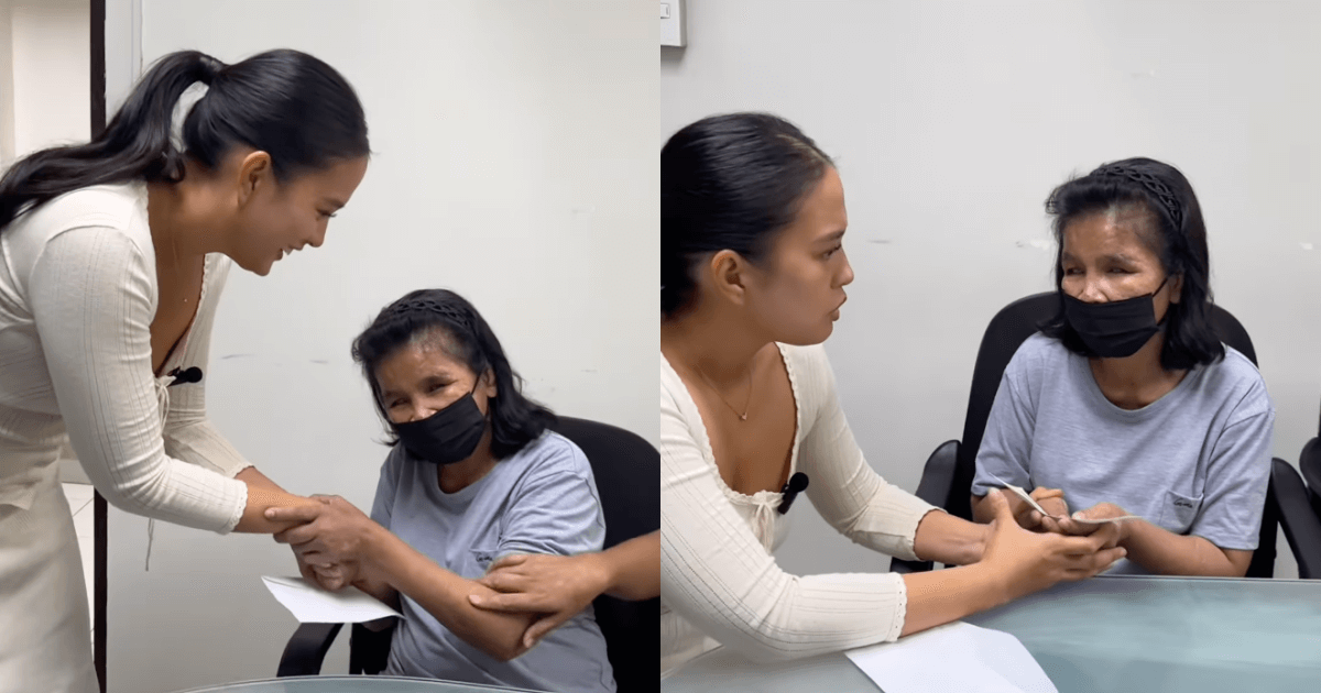 Isabelle Daza hands over P1 million to domestic helper who was ...