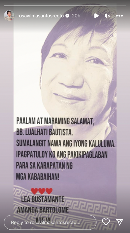 Activist, loving grandmother, would-be National Artist: Philippines ...