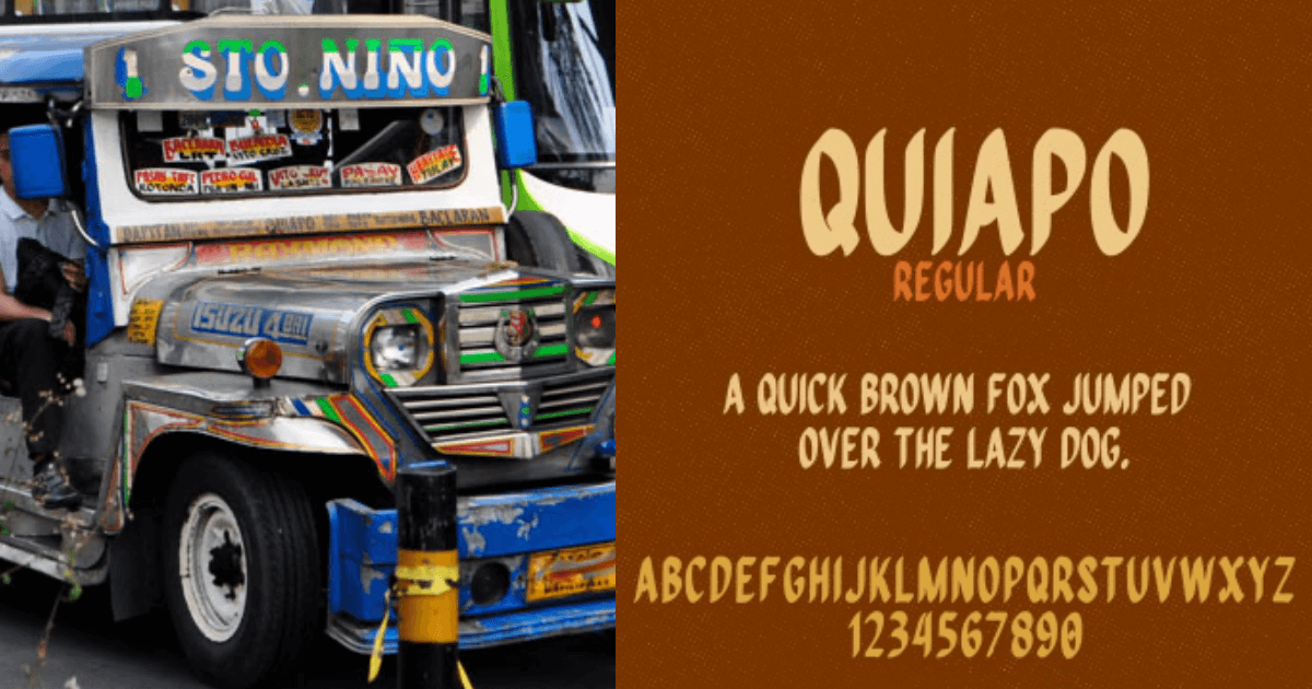 These proudly Filipino-made fonts take inspiration from jeepney ...