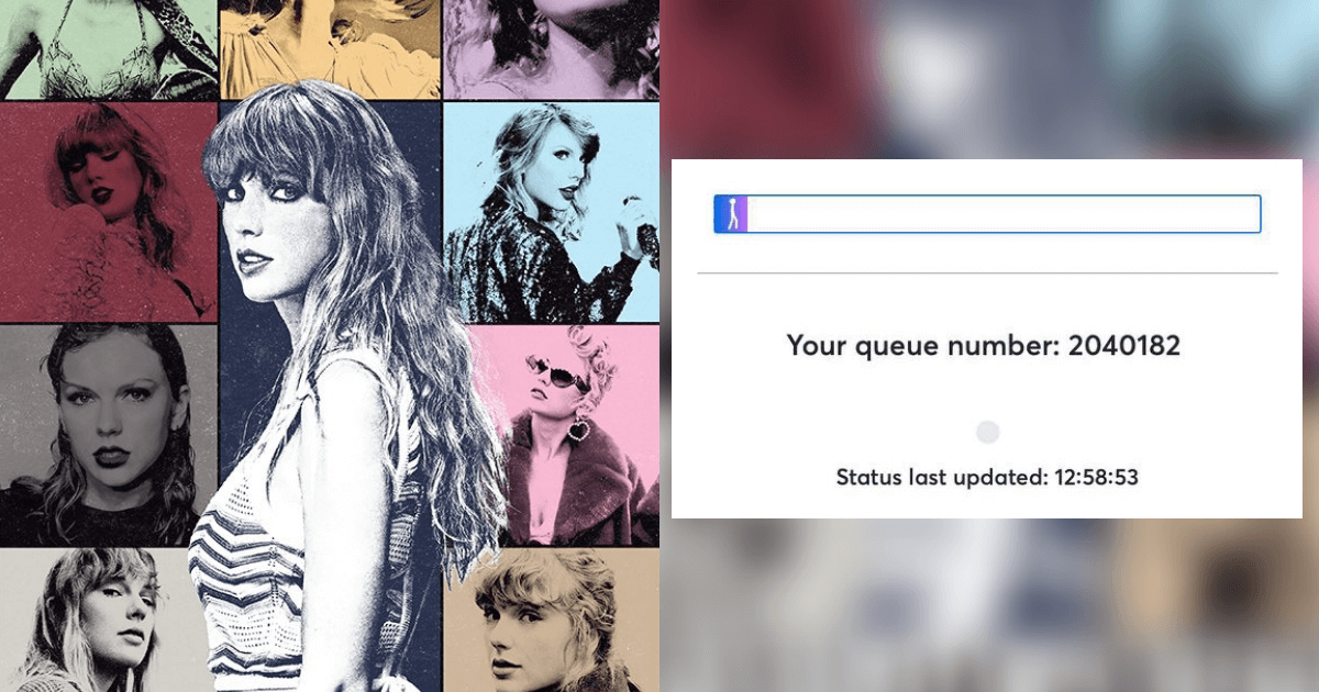 Over 2 million users queue in first hour of general sale for Taylor ...