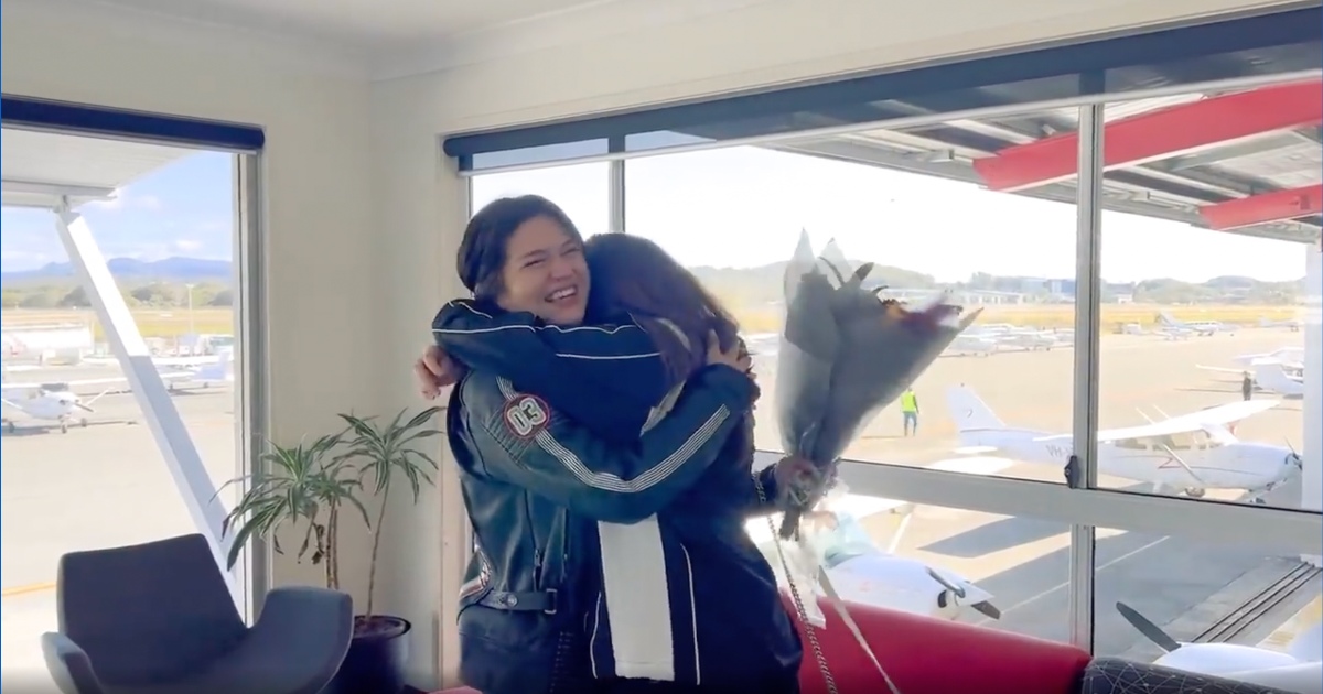 WATCH: Dimples Romana reunites with daughter Callie in Australia ...