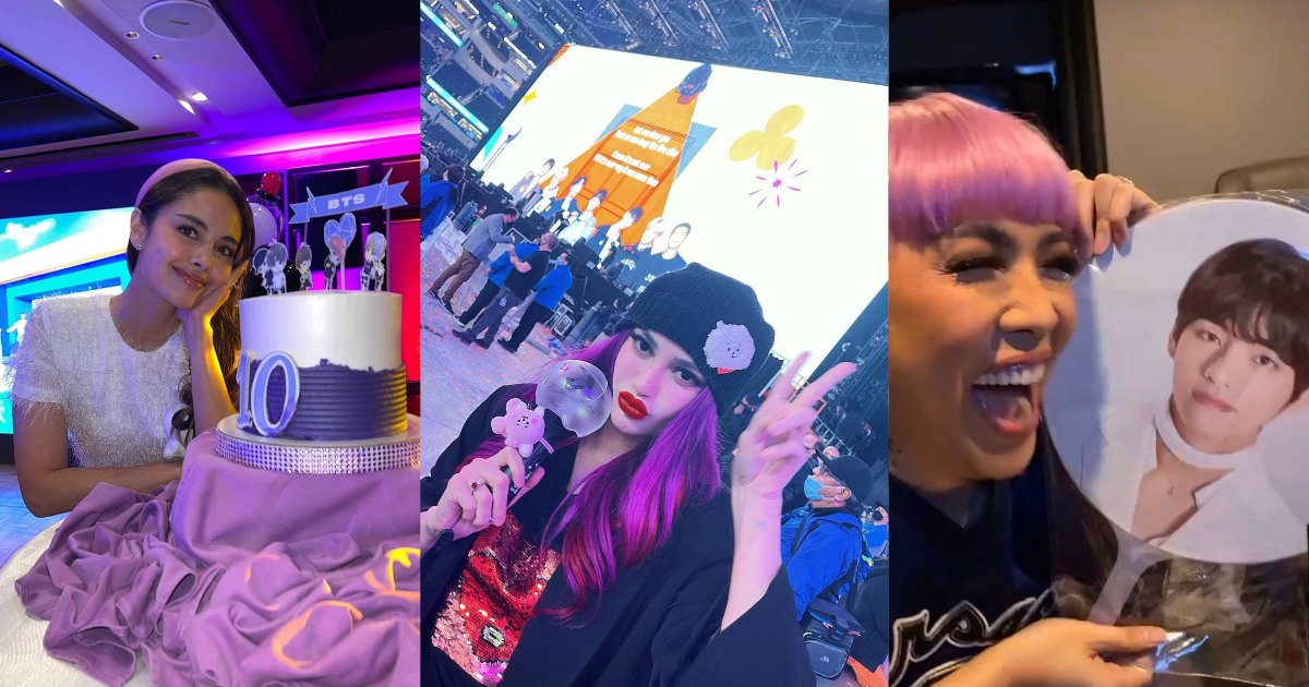 As BTS marks their 10th anniversary, here are some Filipino celebrities ...