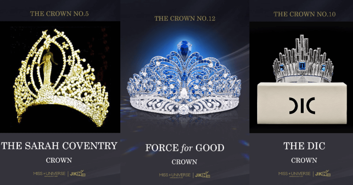 LOOK: All 12 of the Miss Universe crowns, including the new 'Force for ...