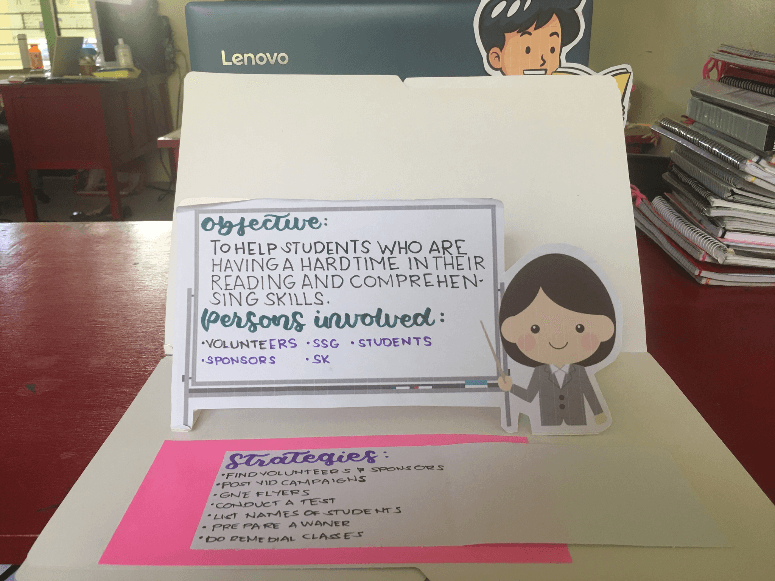LOOK: With no laptop available, Pinoy students get creative in class ...